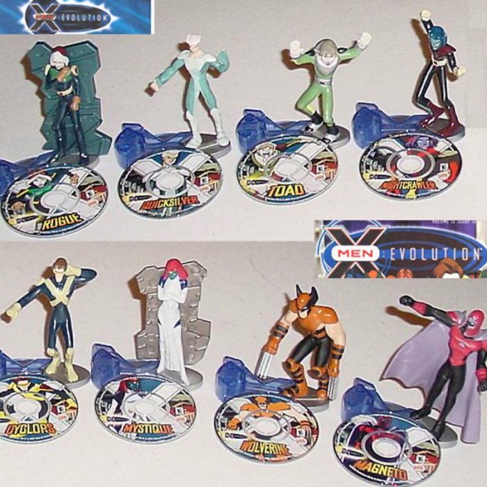 Burger King Jr. Meal Toys 2001 – X-Men Evolution – Kids Time