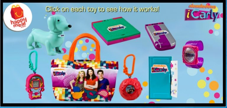 McDonald’s Happy Meal Toys 2010 – iCarly – Kids Time