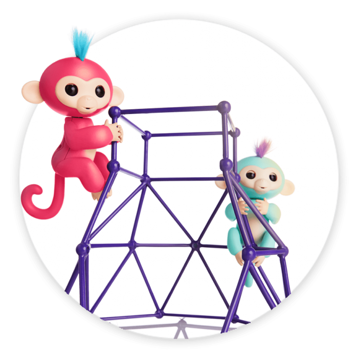 Fingerlings by WowWee Monkey Playsets – Jungle Gym PlaySet – Kids Time