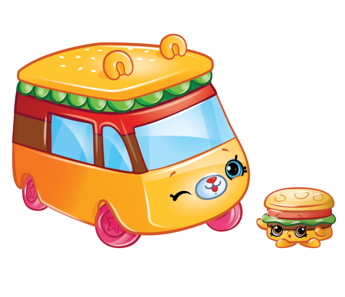 Shopkins Season 1 – Cutie Cars – Bumpy Burger Fun Food Van – Kids Time