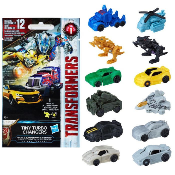 Transformers: The Last Knight Tiny Turbo Changers Series 1 Blind Bag ...
