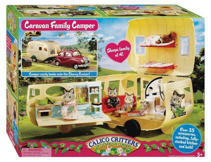Calico Critters Playhouses and Vehicles – Caravan Family Camper – Kids Time
