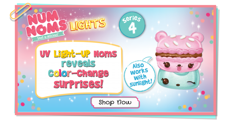 Num Noms Lights Series 4 – List of Characters Checklist – Kids Time