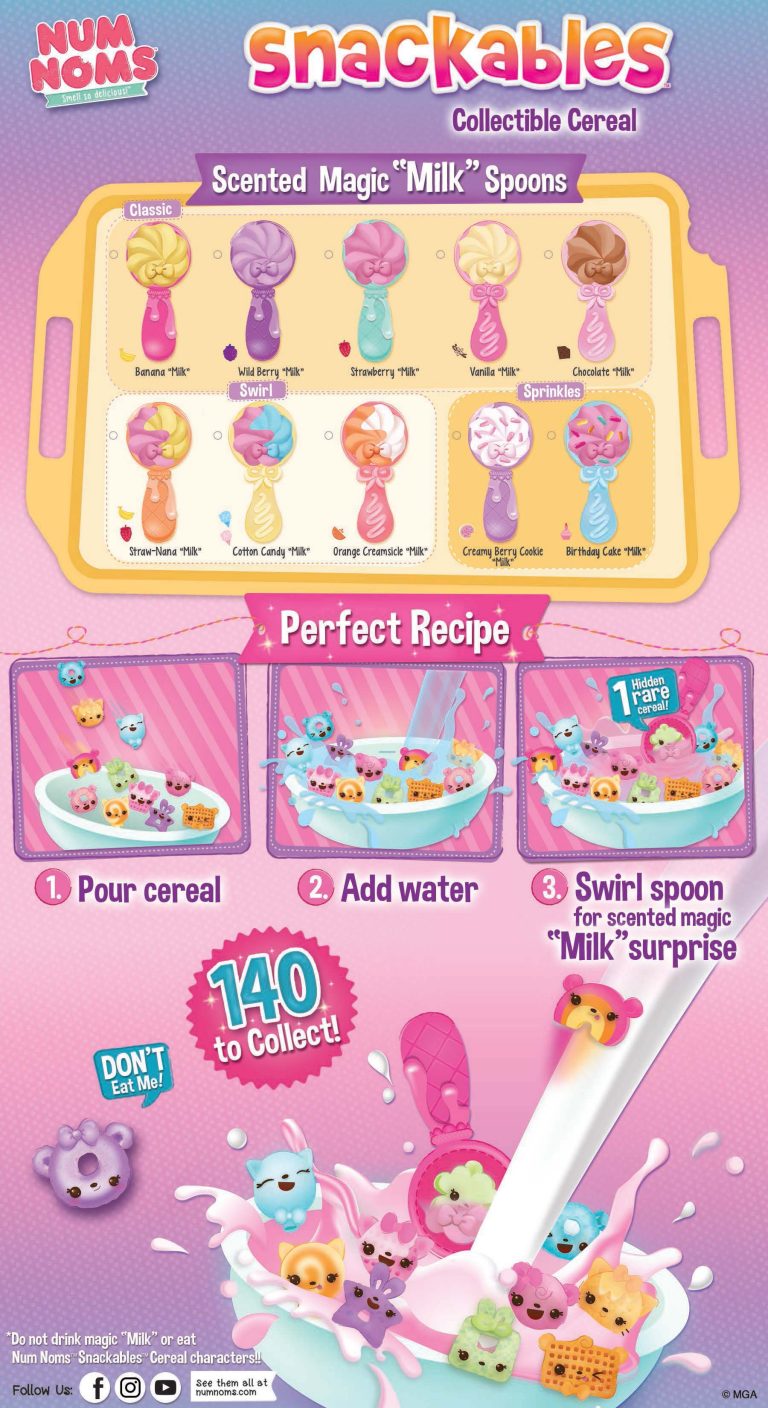 Num Noms Snackables Series 1 – List Checklist – Kids Time