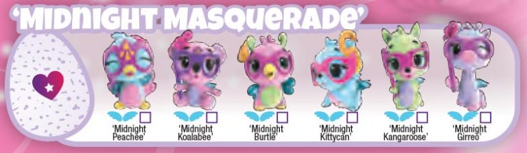 Hatchimals Colleggtibles Season 4 – Midnight Masquerade List of ...