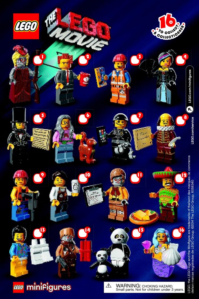 Lego Minifigures Sets The Lego Movie – Kids Time