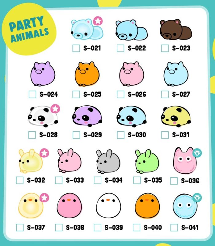 moj-moj-party-animals-series-list-of-characters-checklist-insert – Kids ...
