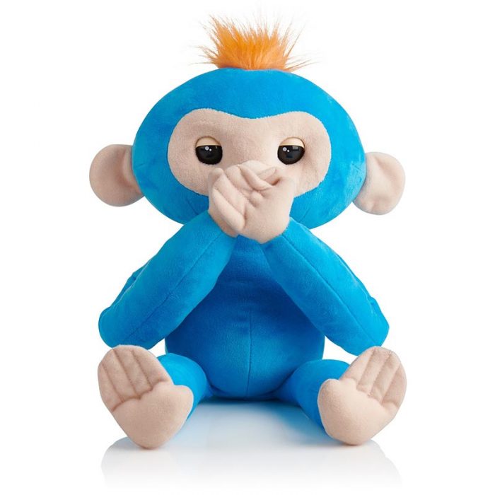 Fingerlings HUGS – Boris – Friendly Interactive Plush Monkey – Blue ...