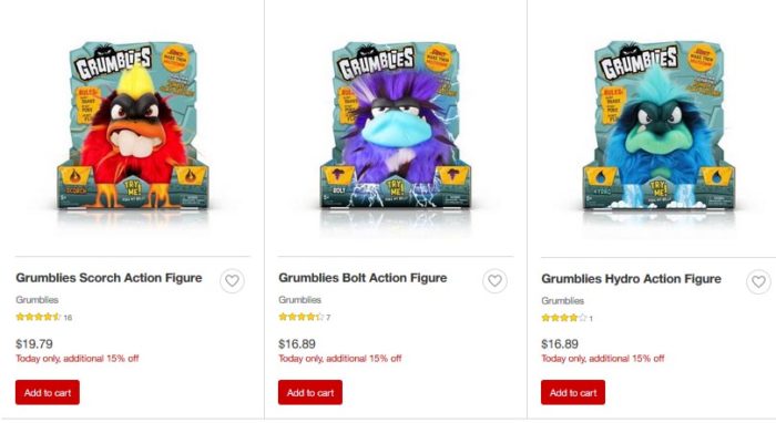 Grumblies – List of Toys – Kids Time