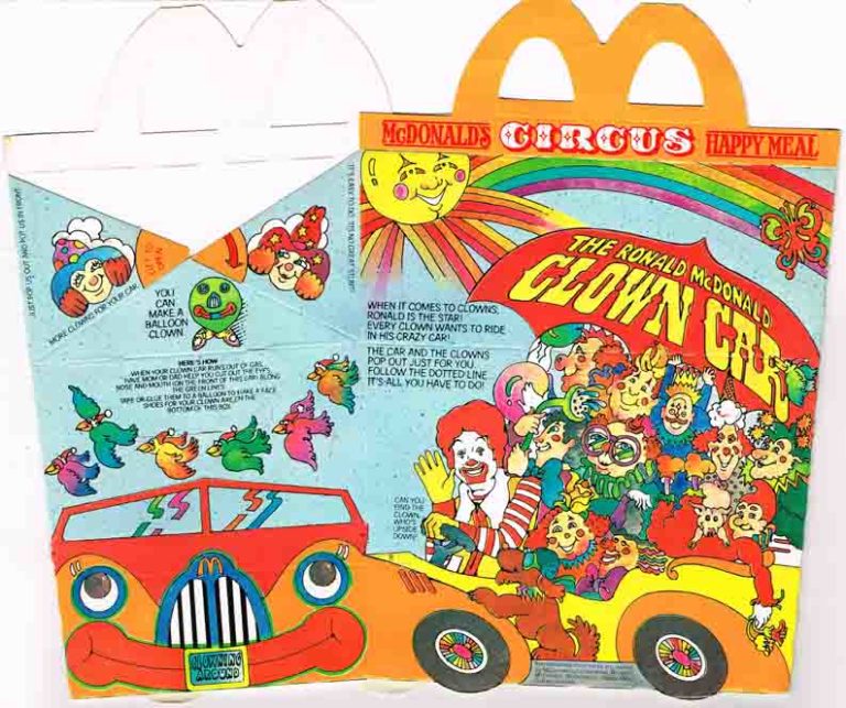 McDonald’s Happy Meal Toys 1983 Circus – Kids Time