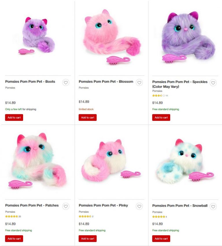 Pomsies – List of Characters – Kids Time