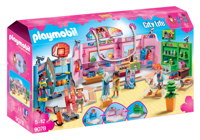 Playmobil – City Life – 9078 Shopping Plaza – Kids Time