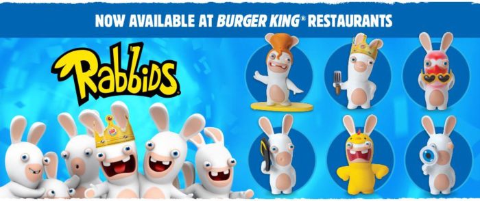 Burger King Jr. Meal Toys – February 2019 – Rabbids – Kids Time